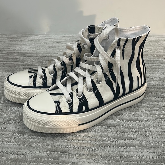 Converse | Shoes | Chuck Taylor All Stars Platform Zebra | Poshmark